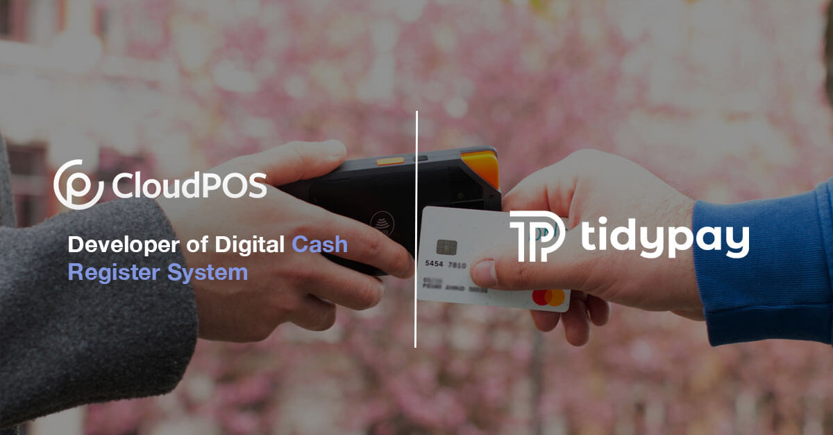 Tidypay is excited to announce a partnership with CloudPOS - Tidypay